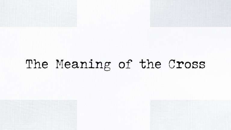 The Meaning of the Cross | Elizabeth City EMC